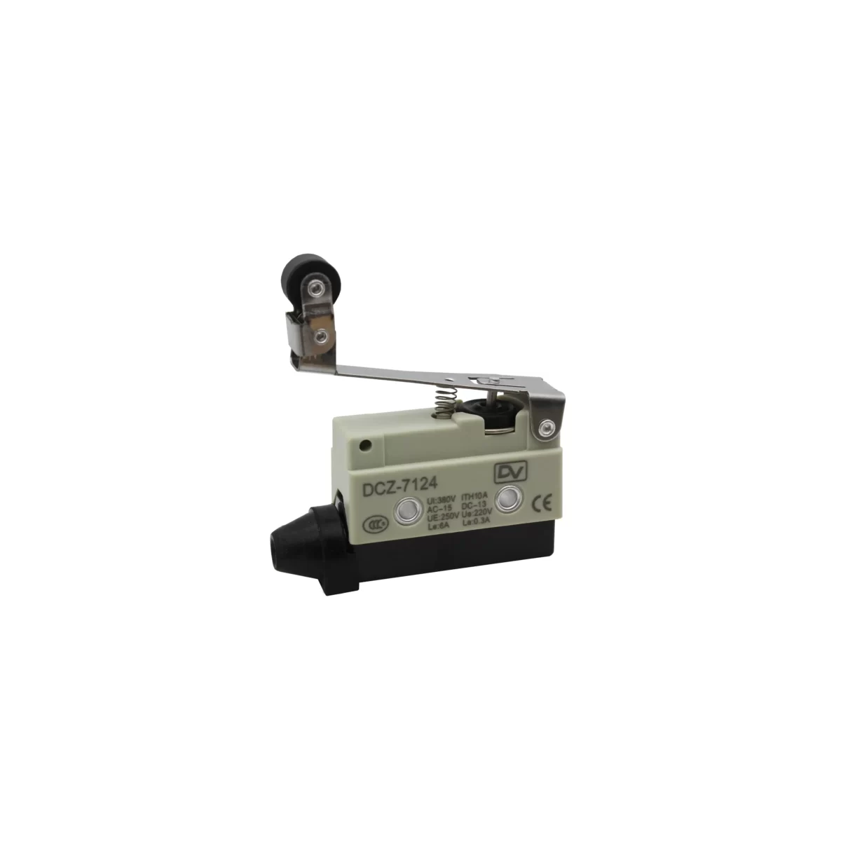 LIMIT SWITCH SHORT FLAT ROLLER ONE WAY / DCZ-7124 – DV Electrical Products