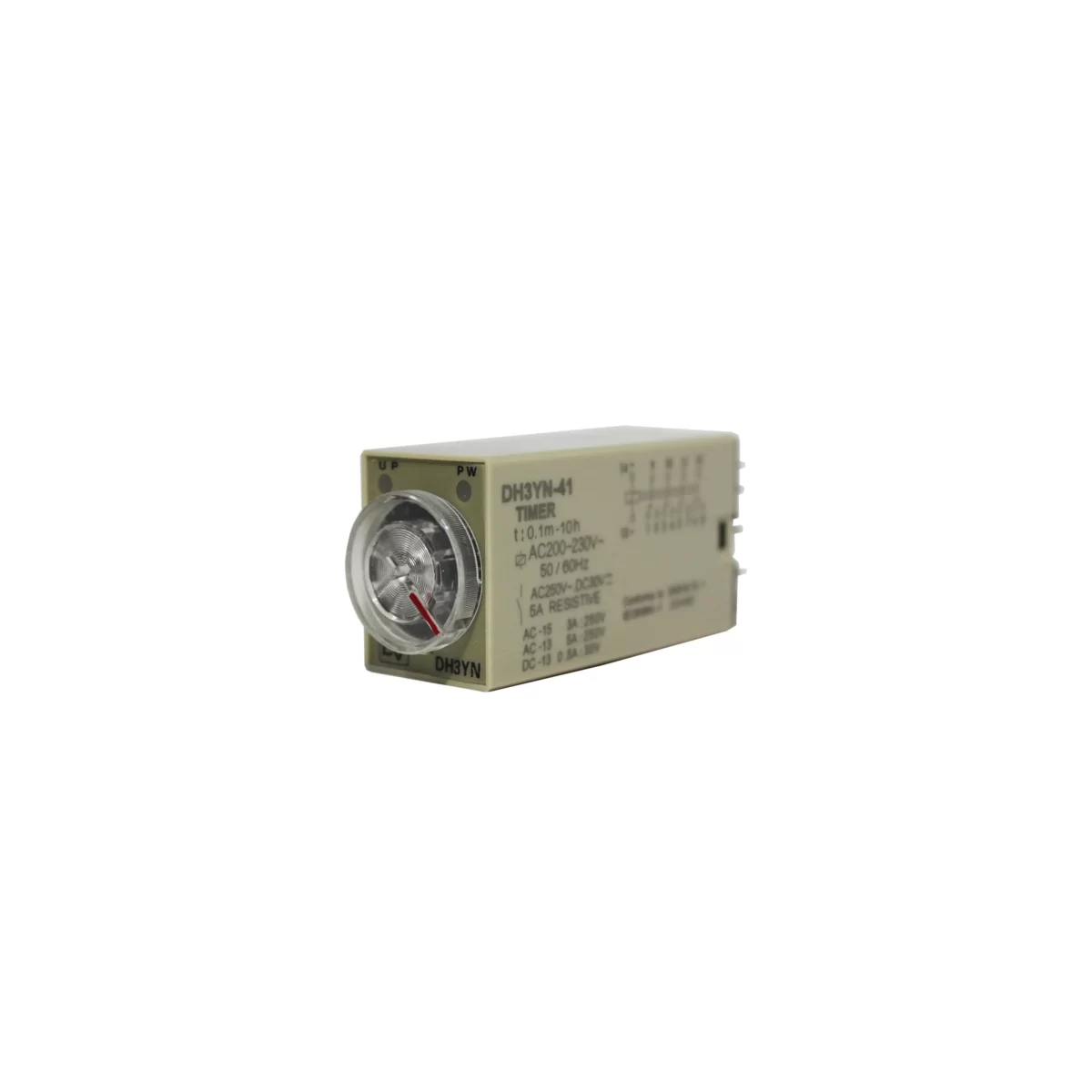 MINI TIME RELAY ANALOG 220VAC 0,1 MINUTE – 10 HOUR / DH3Y-M – DV ...
